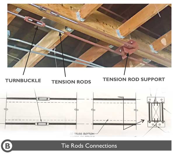 Bowstring Truss Repair – R.E. Porter Construction